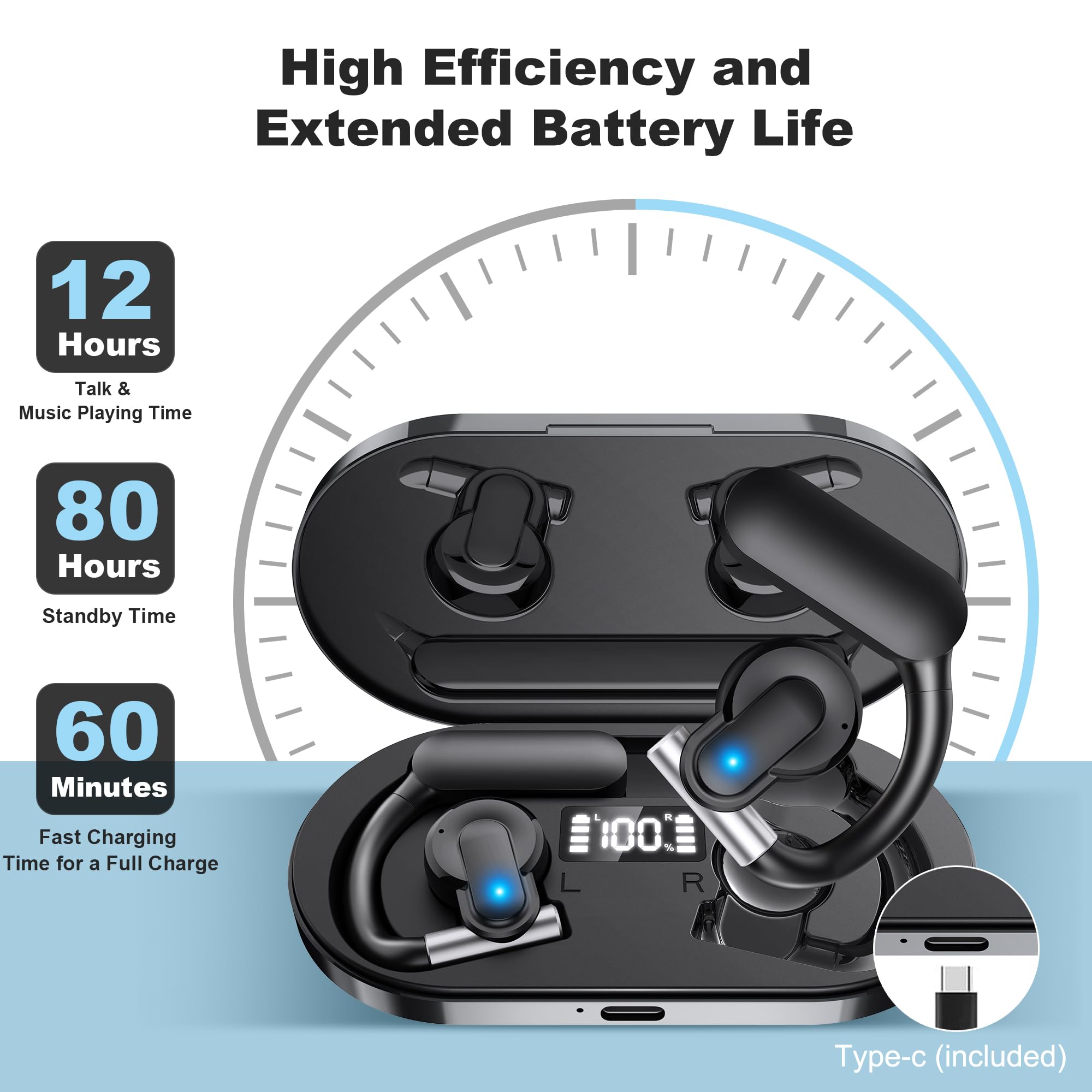 Ai Translation Earbuds Language Translator Earbuds M8 Headset Supports ...