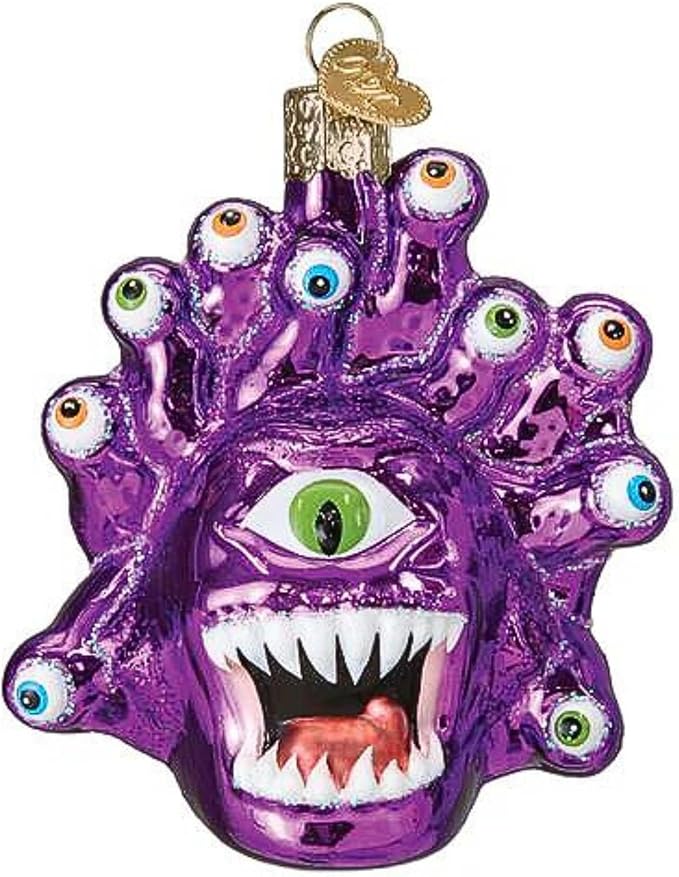 Amazon.com: Old World Christmas Dungeons & Dragons Beholder Glass Blown ...