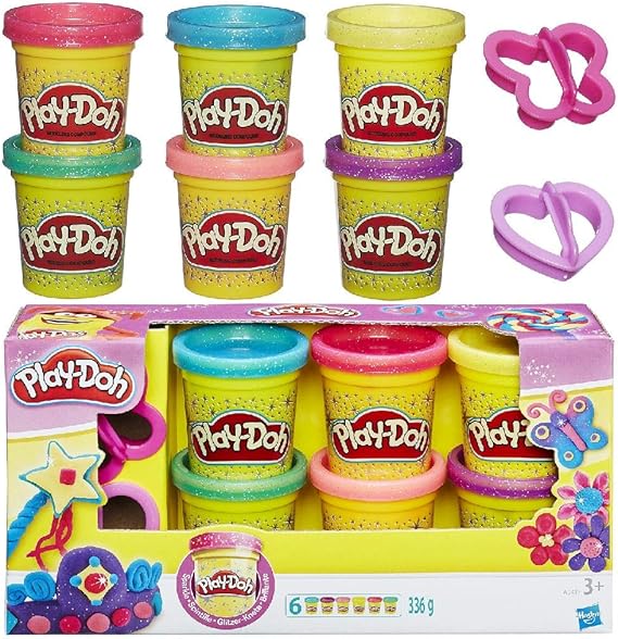 Amazon.com: Play-Doh Sparkle Collection Compound : Toys & Games