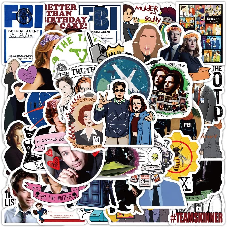 Amazon.com: The X Files Stickers |50Pcs Take Care of The Fanatic ...