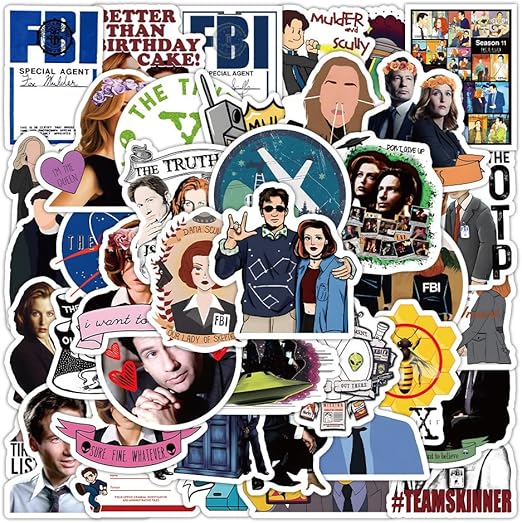Amazon.com: The X Files Stickers |50Pcs Take Care of The Fanatic ...