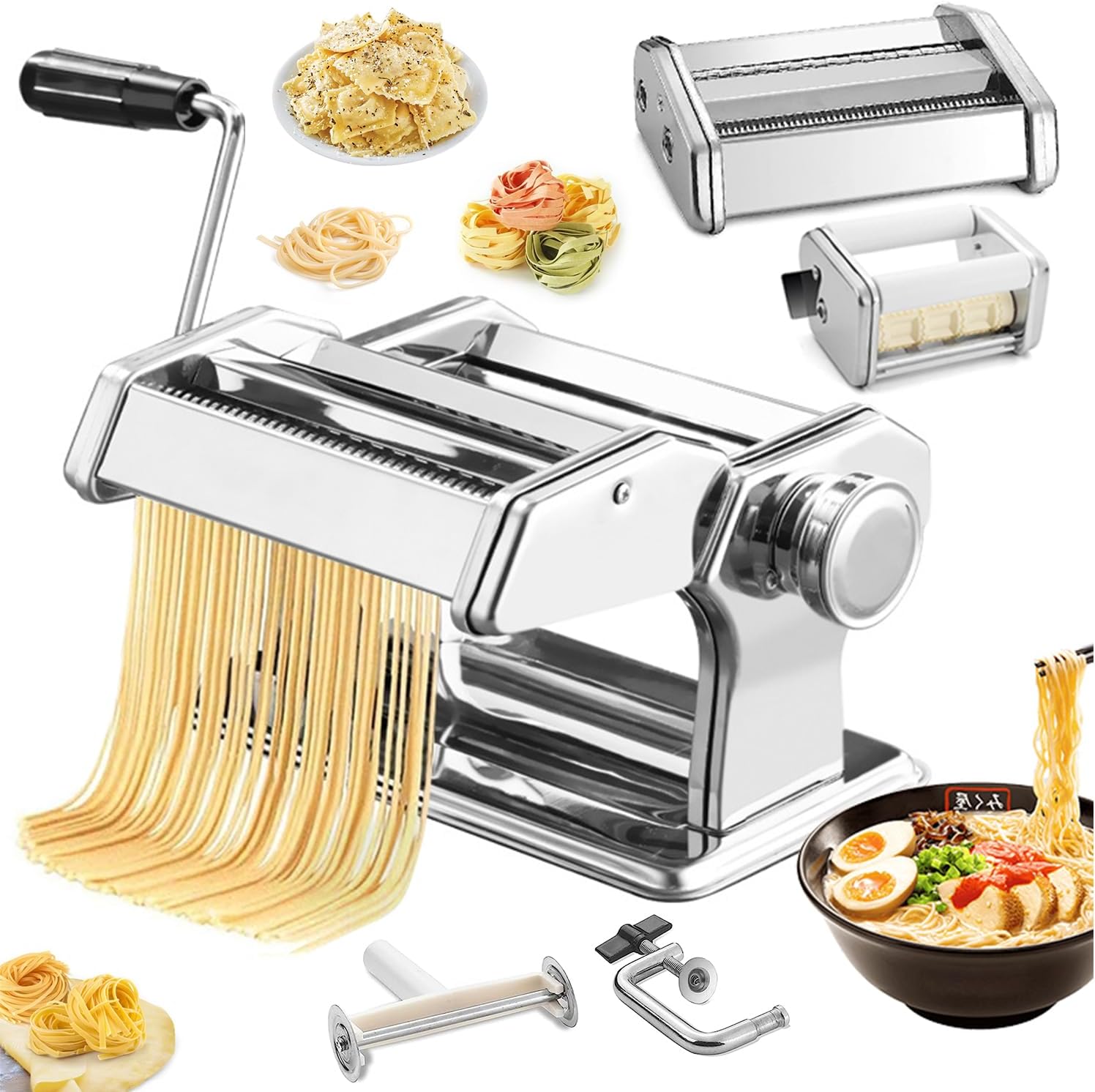 Imperia Pasta Machine and Motor by Cucina Pro (152) - Dual Speed with ...