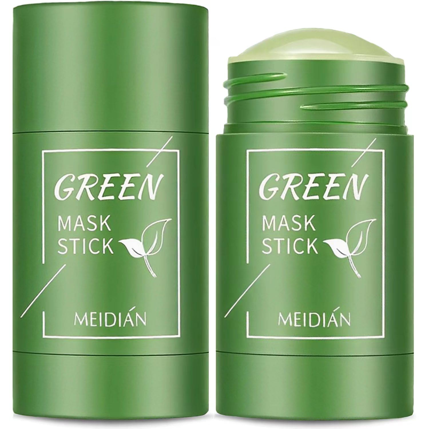Amazon.com : Hanylulu Green Mask Stick for Face, 2 PCS Green Tea Mask ...