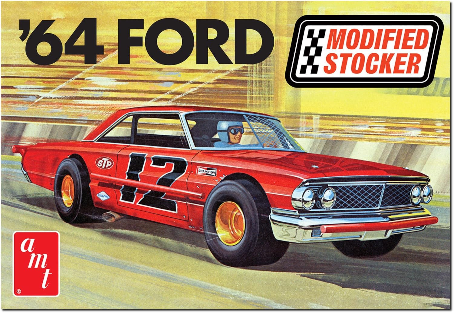 Amazon.com: AMT - 1964 Ford Galaxie Modified Stocker (AMT1383) : Arts ...