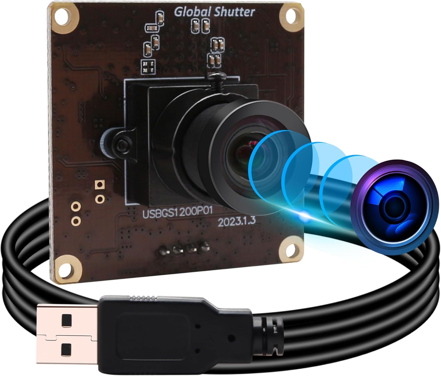 Amazon.com: MMlove USB Camera Module 1080P Global Shutter No Distortion ...