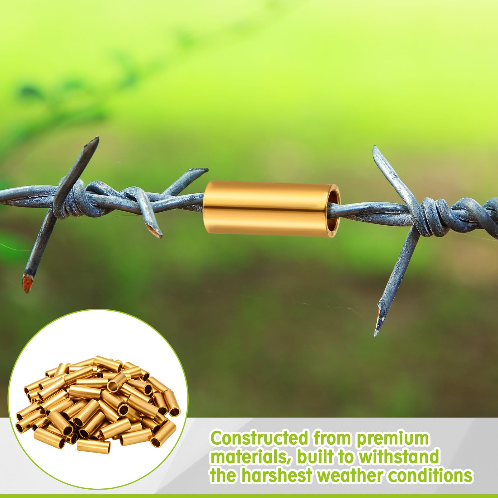 Snapklik.com : Blulu 50 Pack Fence Wire Splices For Barbed Wire Fencing ...