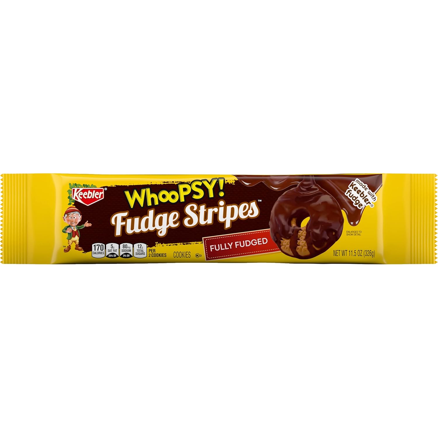 Amazon.com : Keebler Whoopsy Fudge Stripes, Fully Fudged Covered ...