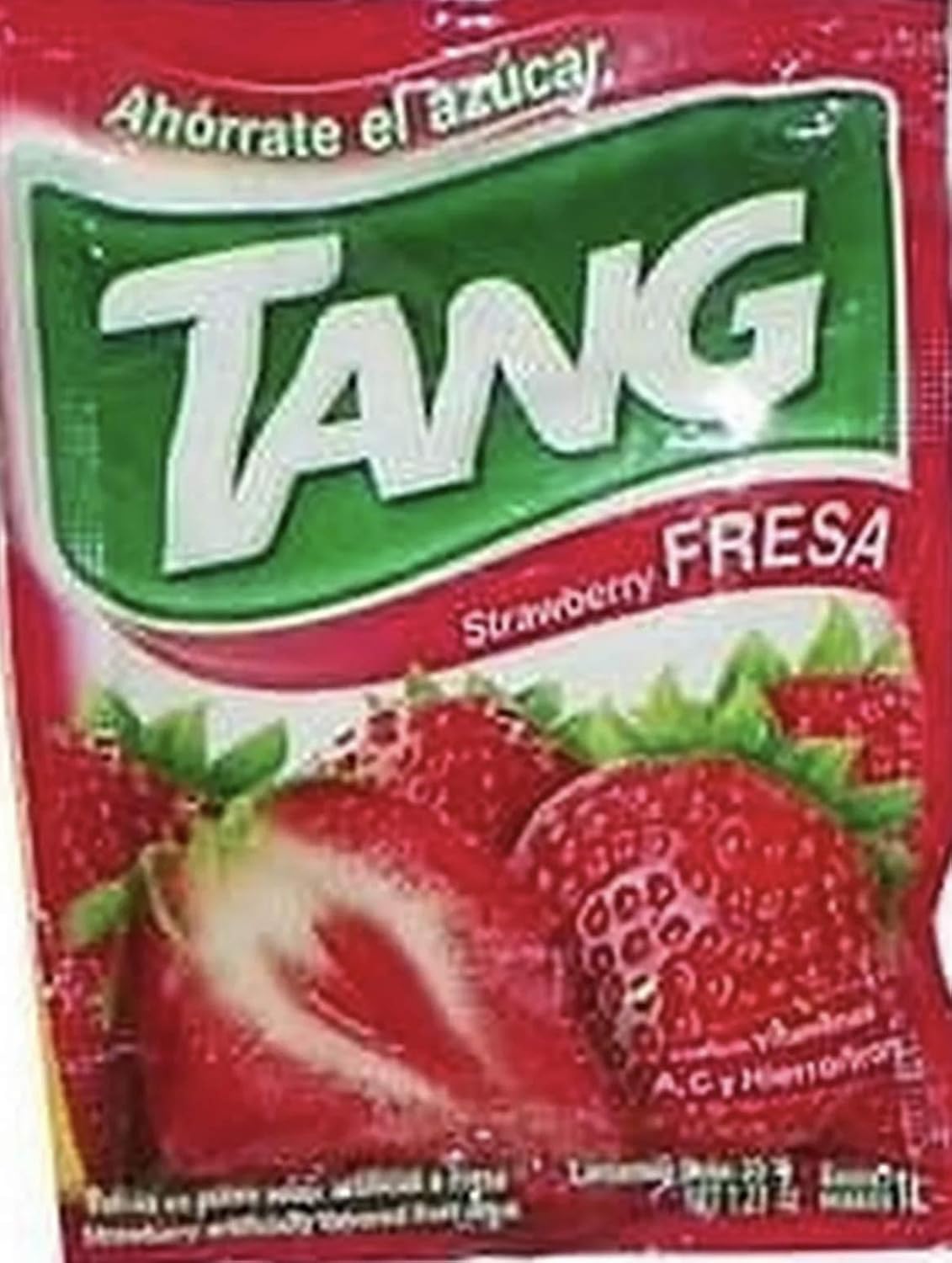 Amazon.com : Generic Fresa Strawberry TANG No Sugar Needed Makes 2 ...