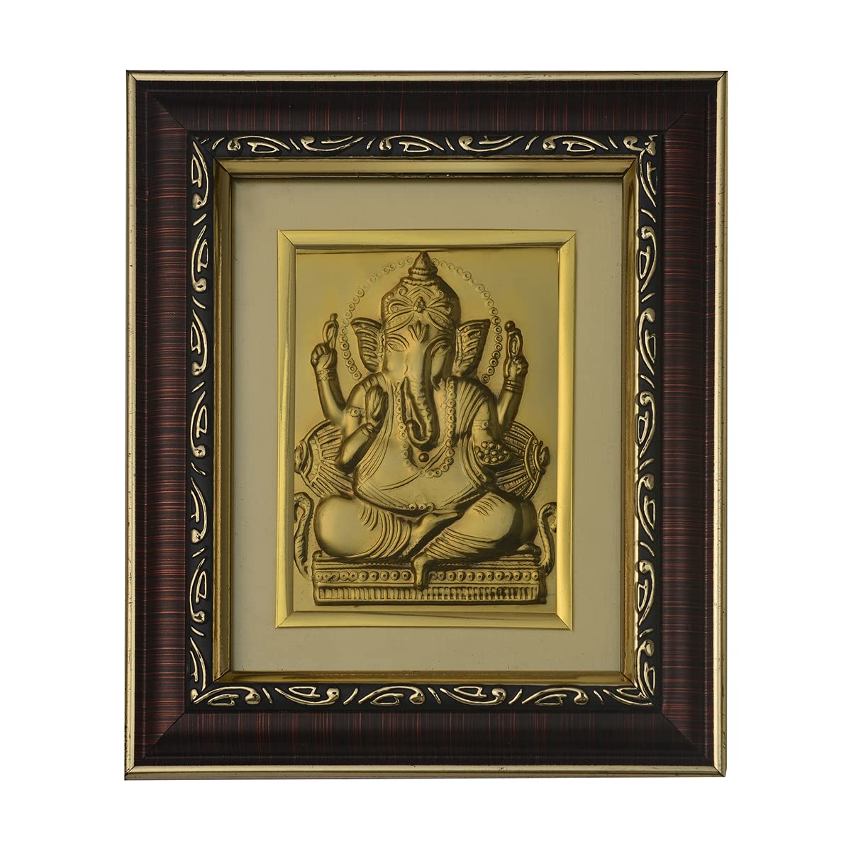 Ganesh Ji Photo Frame | Ganesh Ji Gold Plated Photoframe | Ganpati ...