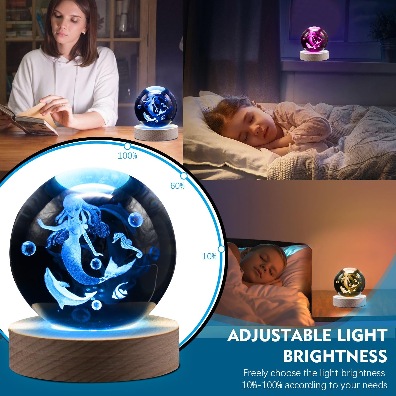 Meteor Storm SUPERHONGJIHAO Nachtlicht Fu00fcr Kinder, 3D Arowana Fisch ...