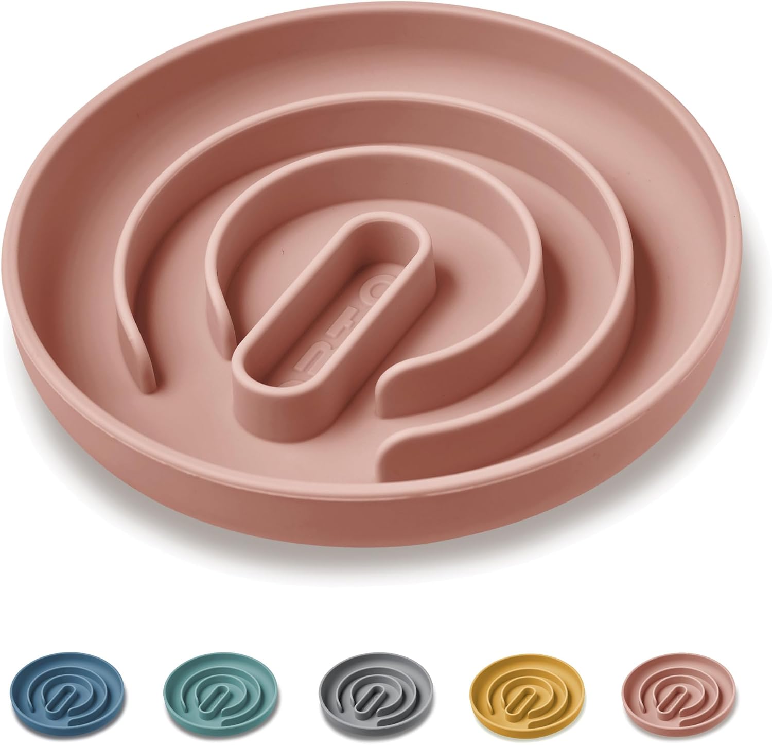 OHMO-Slow Feeder Dog Bowl for Small to Medium Breed, Cat Slow Feeder ...