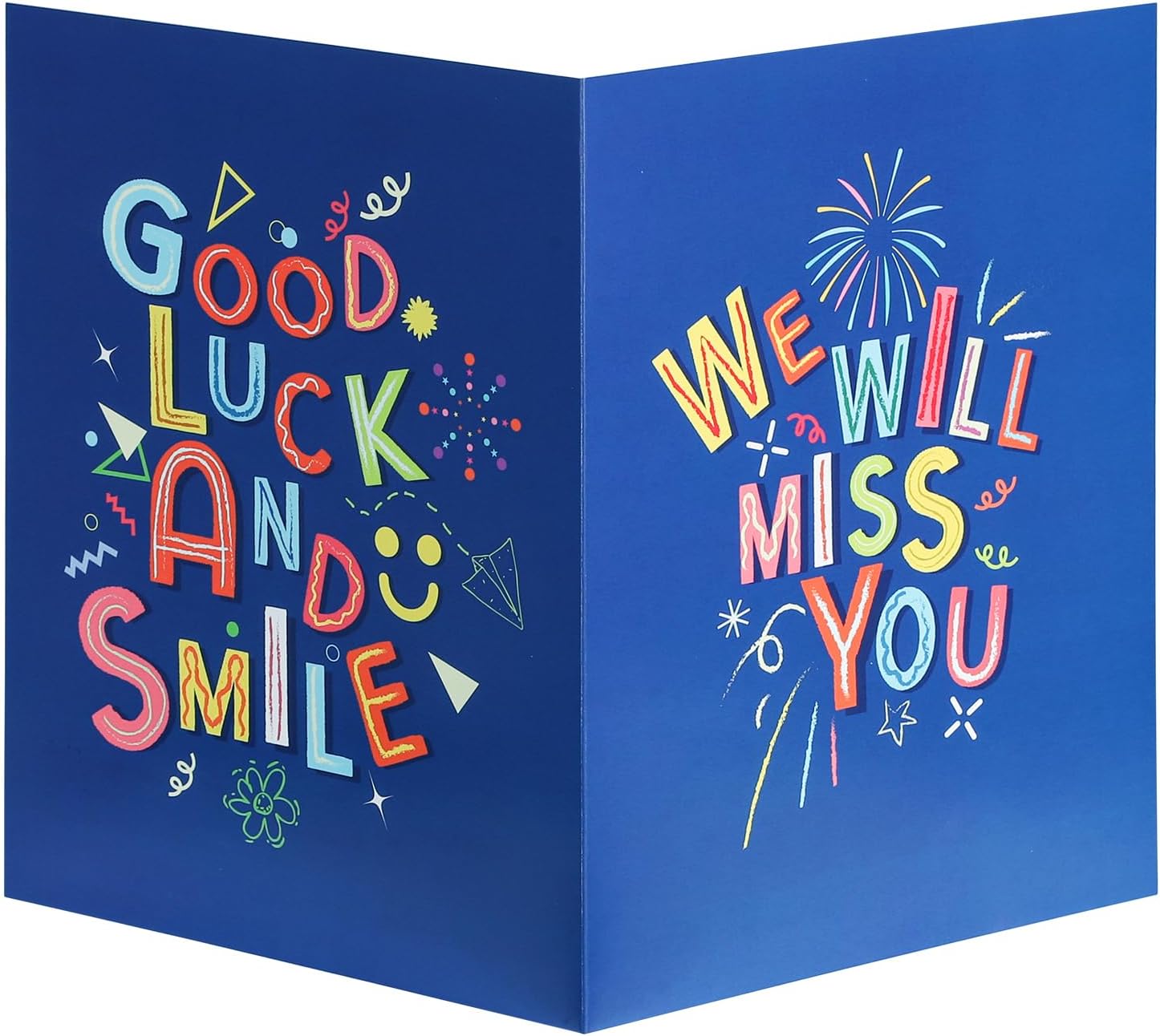Farewell Greeting Card, 11x17.3 Inch Large We Will Miss You Card with ...