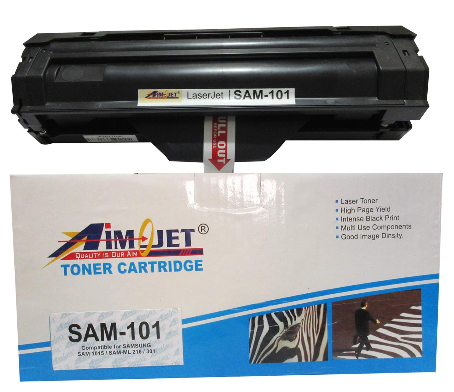 Aimjet D101S Toner Cartridge Compatible with Samsung LaserJet PrD101S ...