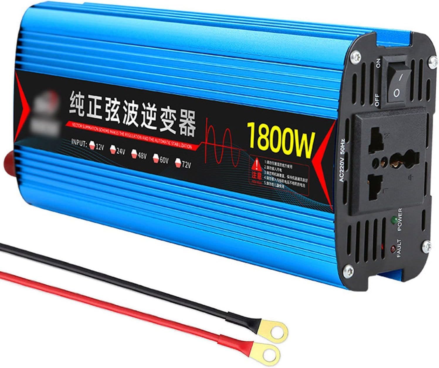 Pure Sine Wave Inverter 1800W/2600W/4000W/8000W Power Inverter DC 12V ...