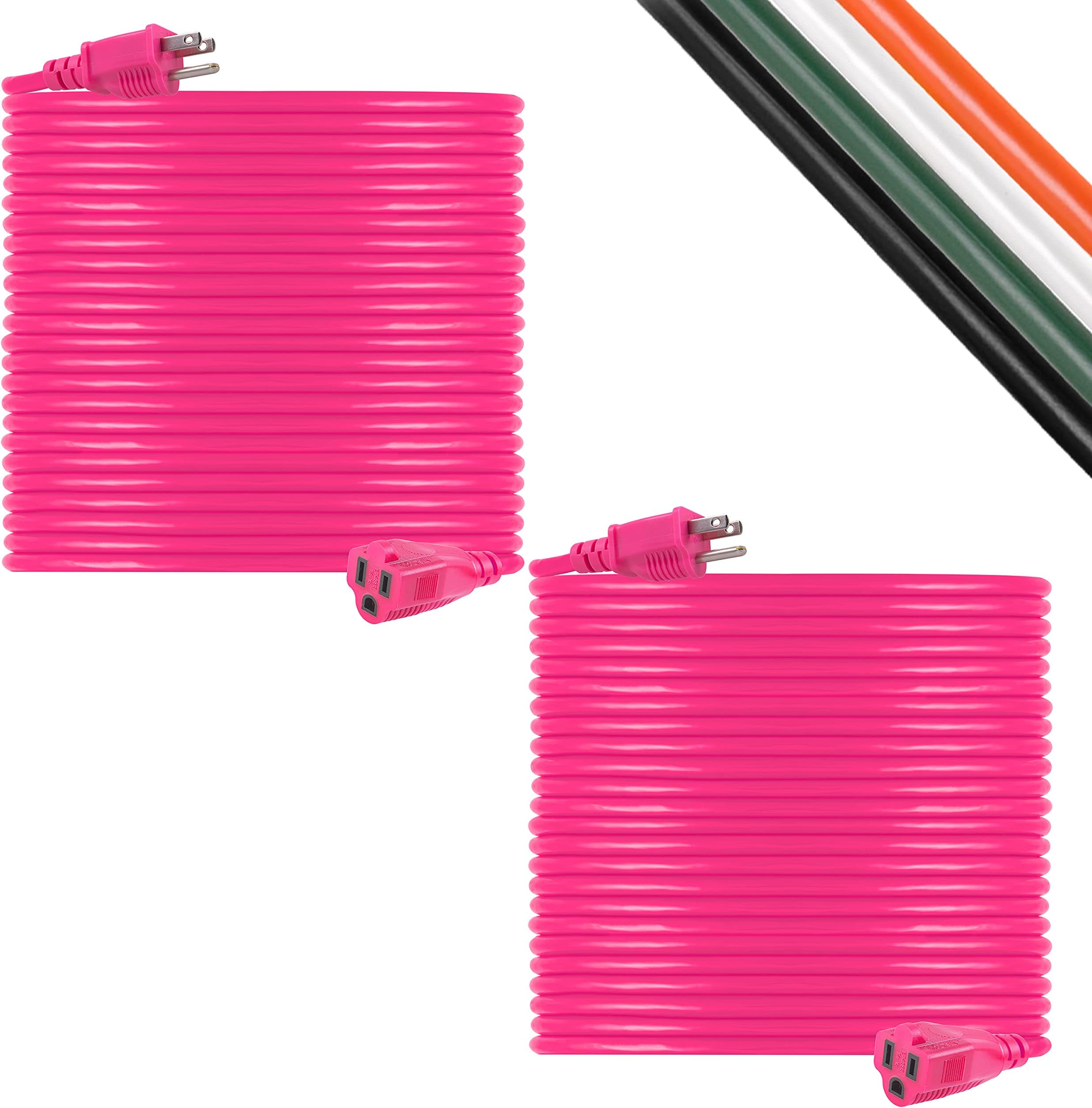 Prime Wire & Cable NS513830 50-Foot 12/3 SJTW Flex High Visibility ...