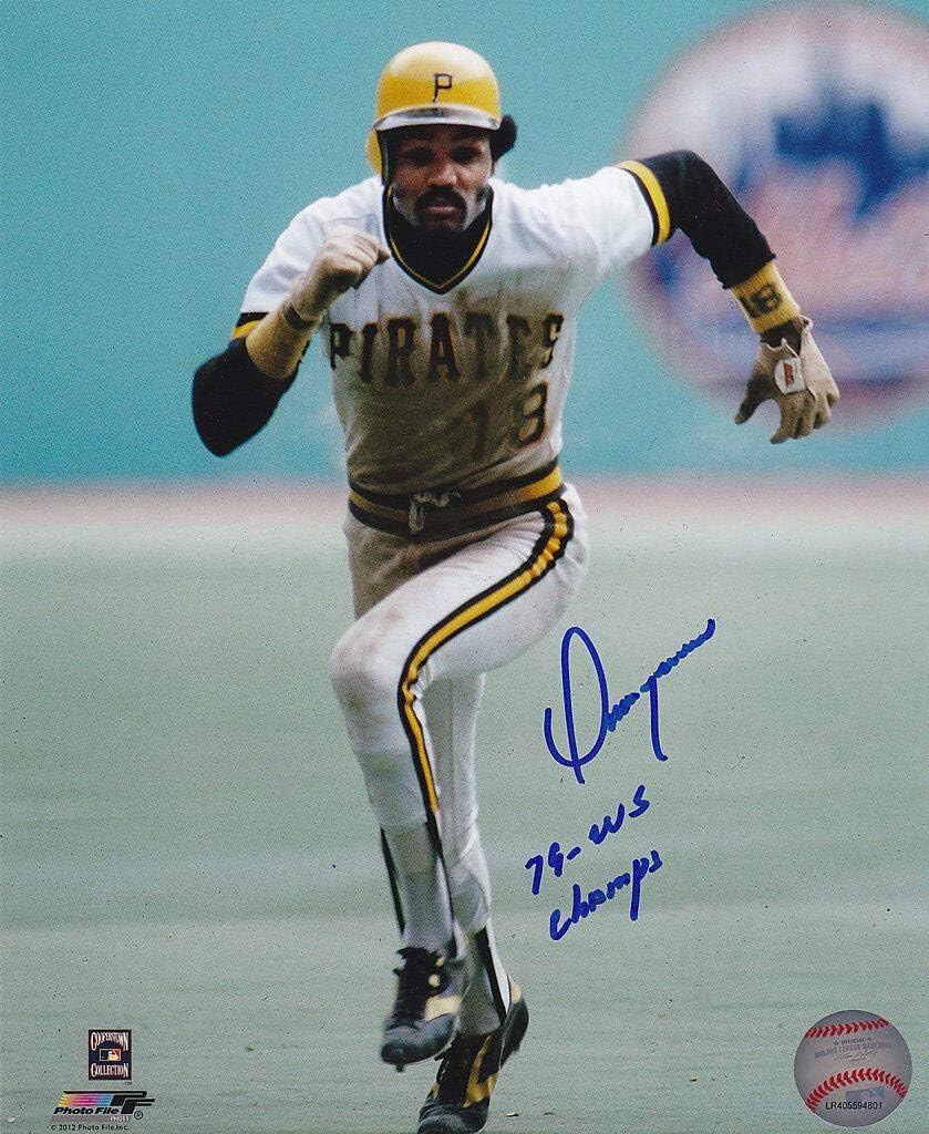 OMAR MORENO PITTSBURGH PIRATES 79 WS CHAMPS ACTION SIGNED 8x10 ...