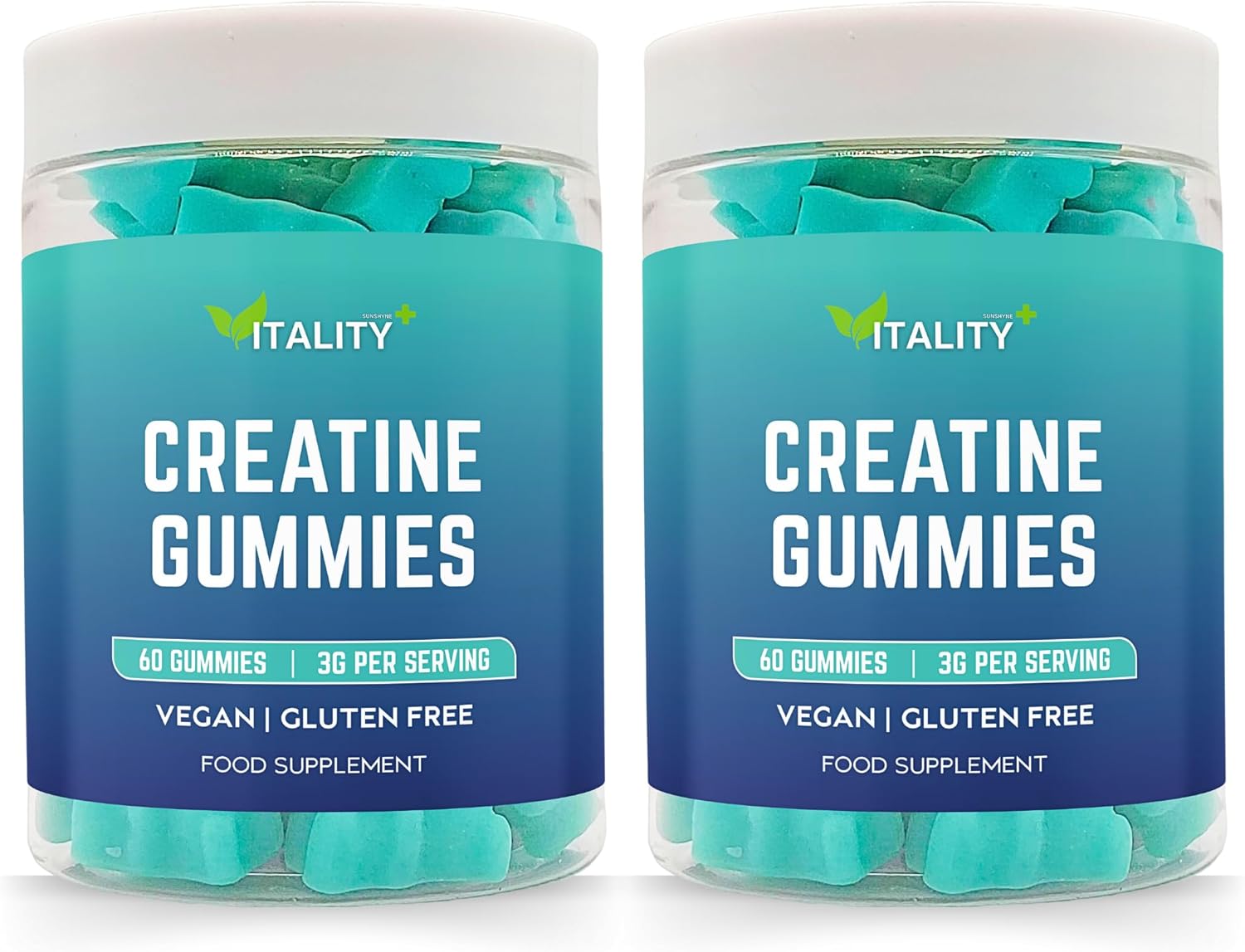 2 Pack Pure Creatine Monohydrate Gummies 120 Gummies | 3g Creatine per ...