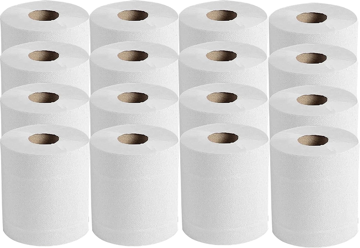 White Kitchen Paper Rolls – (Pack of 18 Rolls) 2 Ply Embossed Centre ...