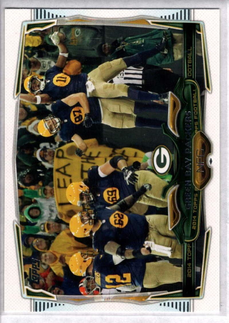 Amazon.com: 2014 Topps Football #221 Green Bay Packers Green Bay ...