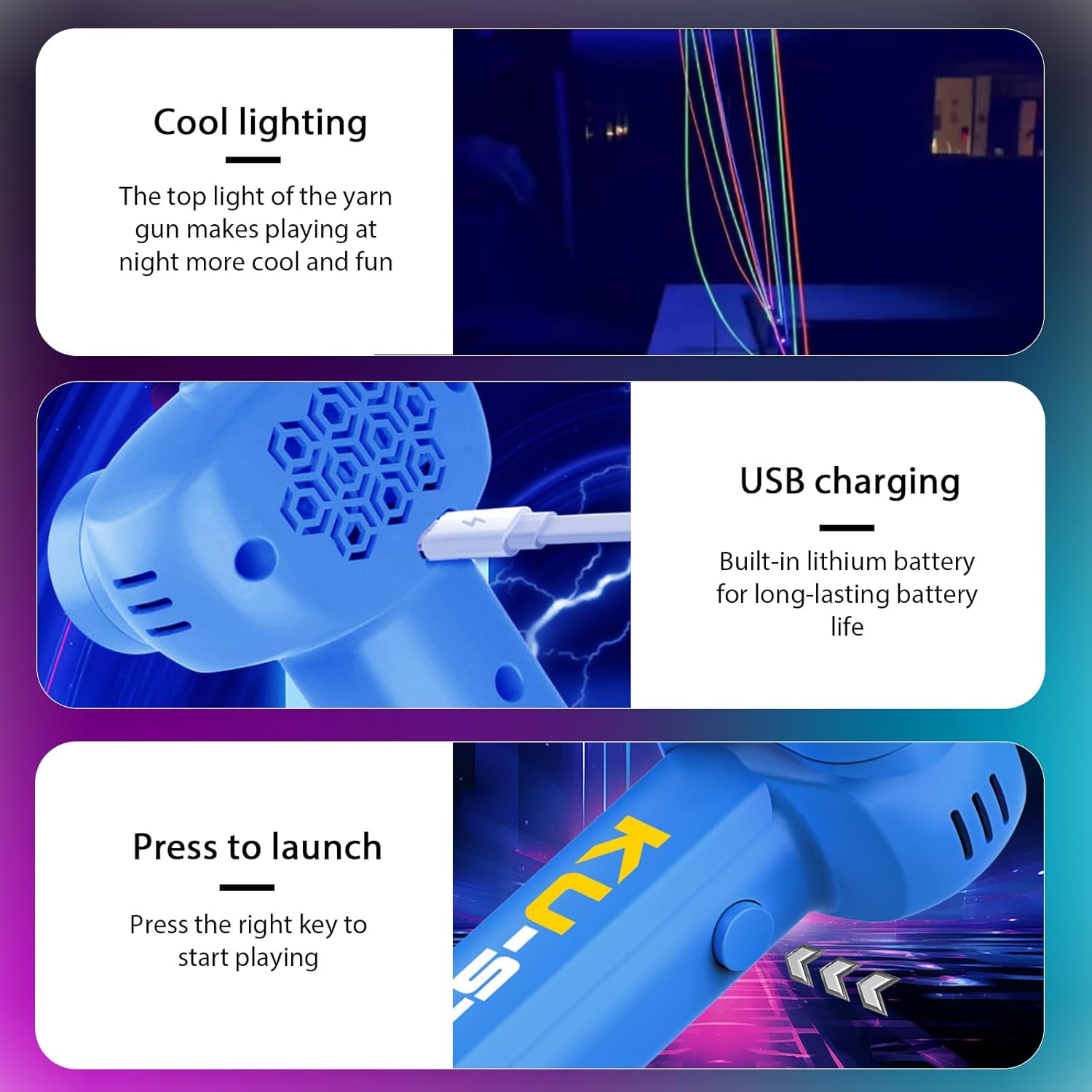 Revolutionary Blue String Rope Launcher Loop Fidget Philippines | Ubuy