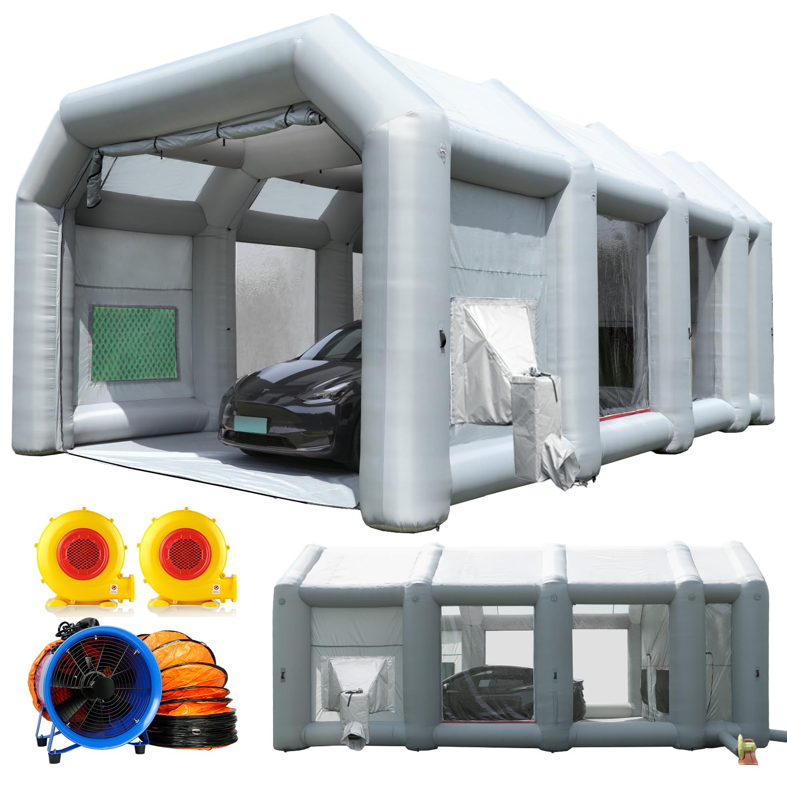 Buy SewinflaProfessional Inflatable Paint Booth 30x20x13Ft with Air ...