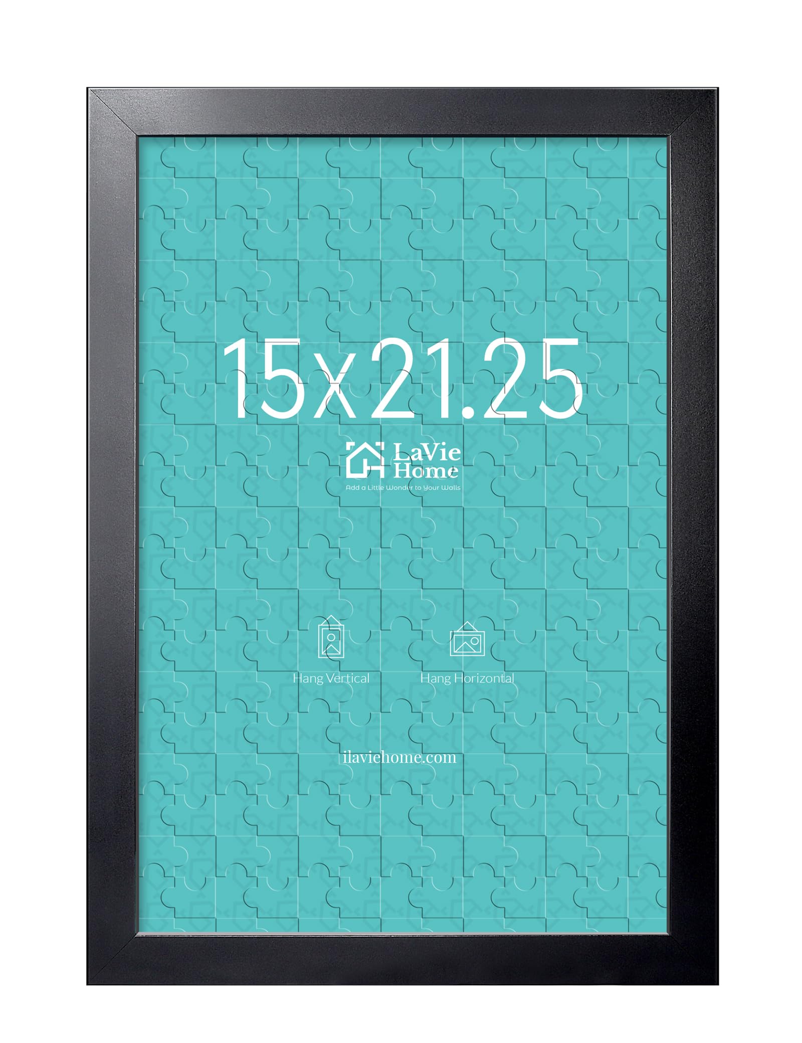 Amazon.com - LaVie Home 15x21.25 Picture Frame Black, Puzzles Frame for ...