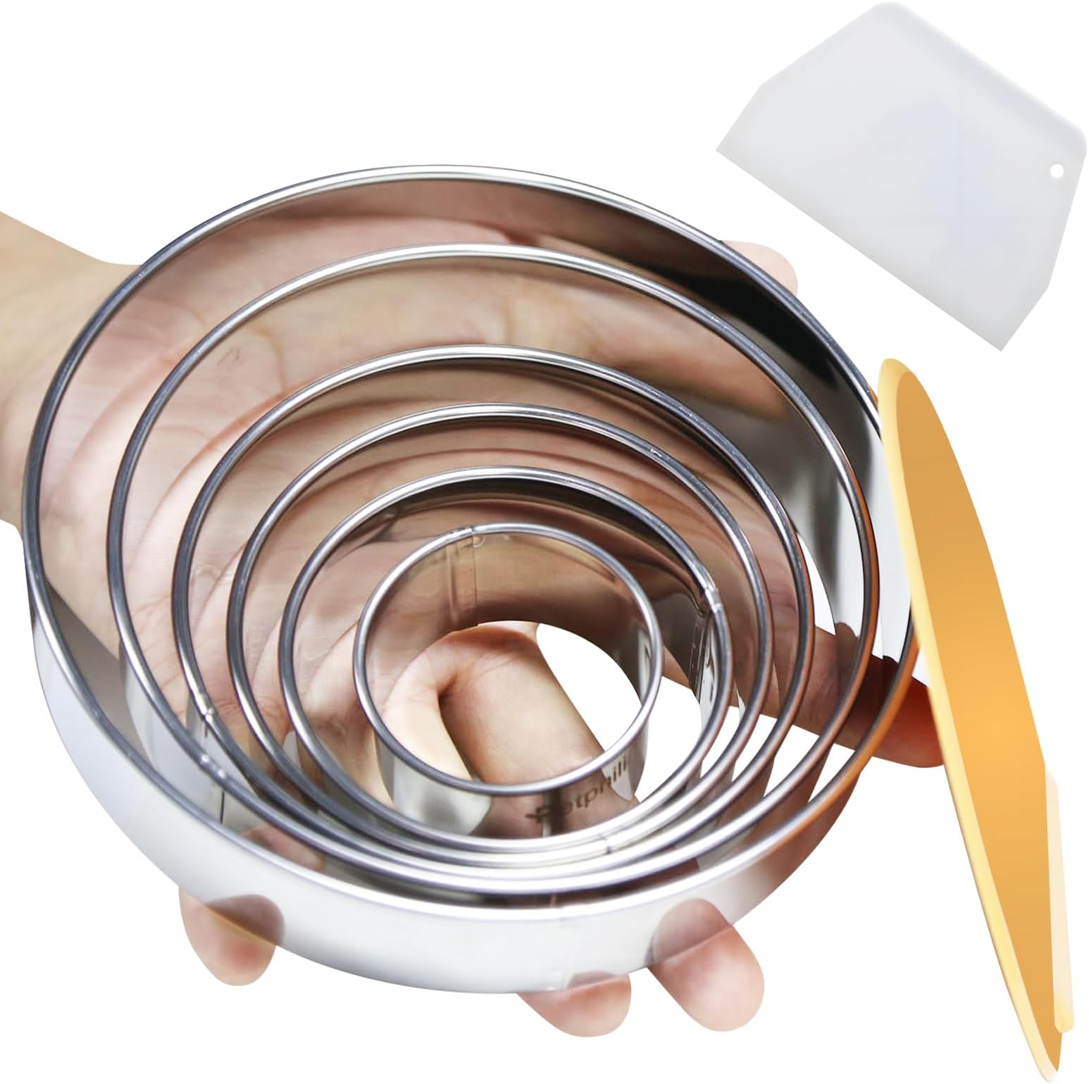 Amazon.com: Kayaso Round Cutters in Graduated Sizes, Stainless Steel ...