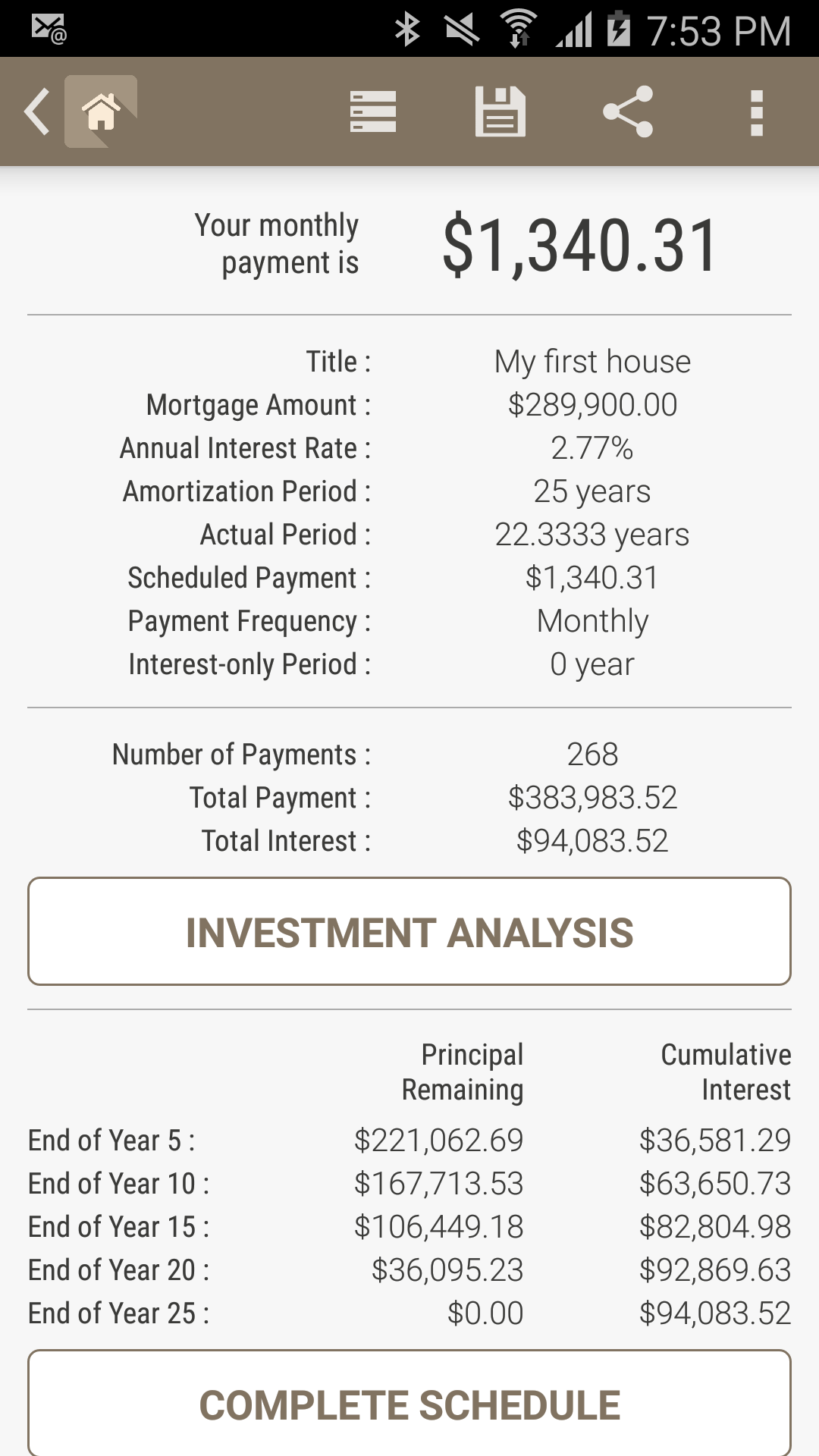 HPB Mortgage Calculator - App on Amazon Appstore