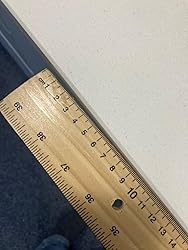 Wooden Rule 1 Meter Yard Stick Ruler Imperial & Metric Measurements mm ...