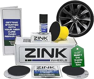 Amazon.com: Premium Tesla Wheel Curb Rash Repair Kit for Model S 21 ...