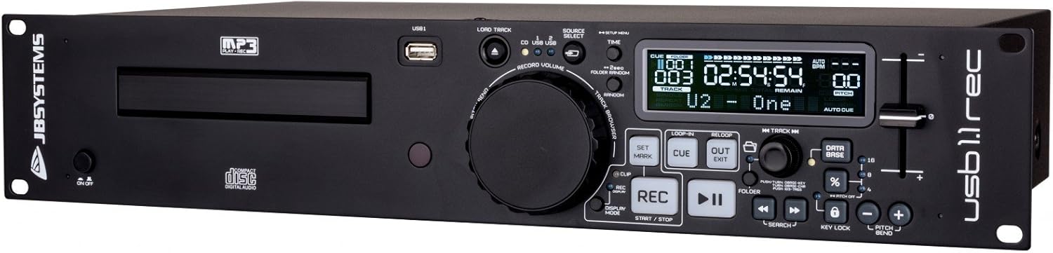 JB Systems USB 1.1REC 48,26 cm (19 Zoll) CD-Player mit Aufnahmefunktion ...