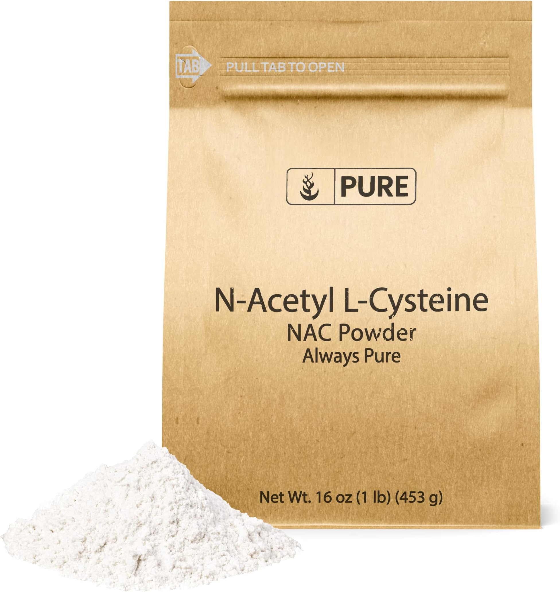 Amazon.com: PURE ORIGINAL INGREDIENTS NAC N-Acetyl L-Cysteine Powder (1 ...