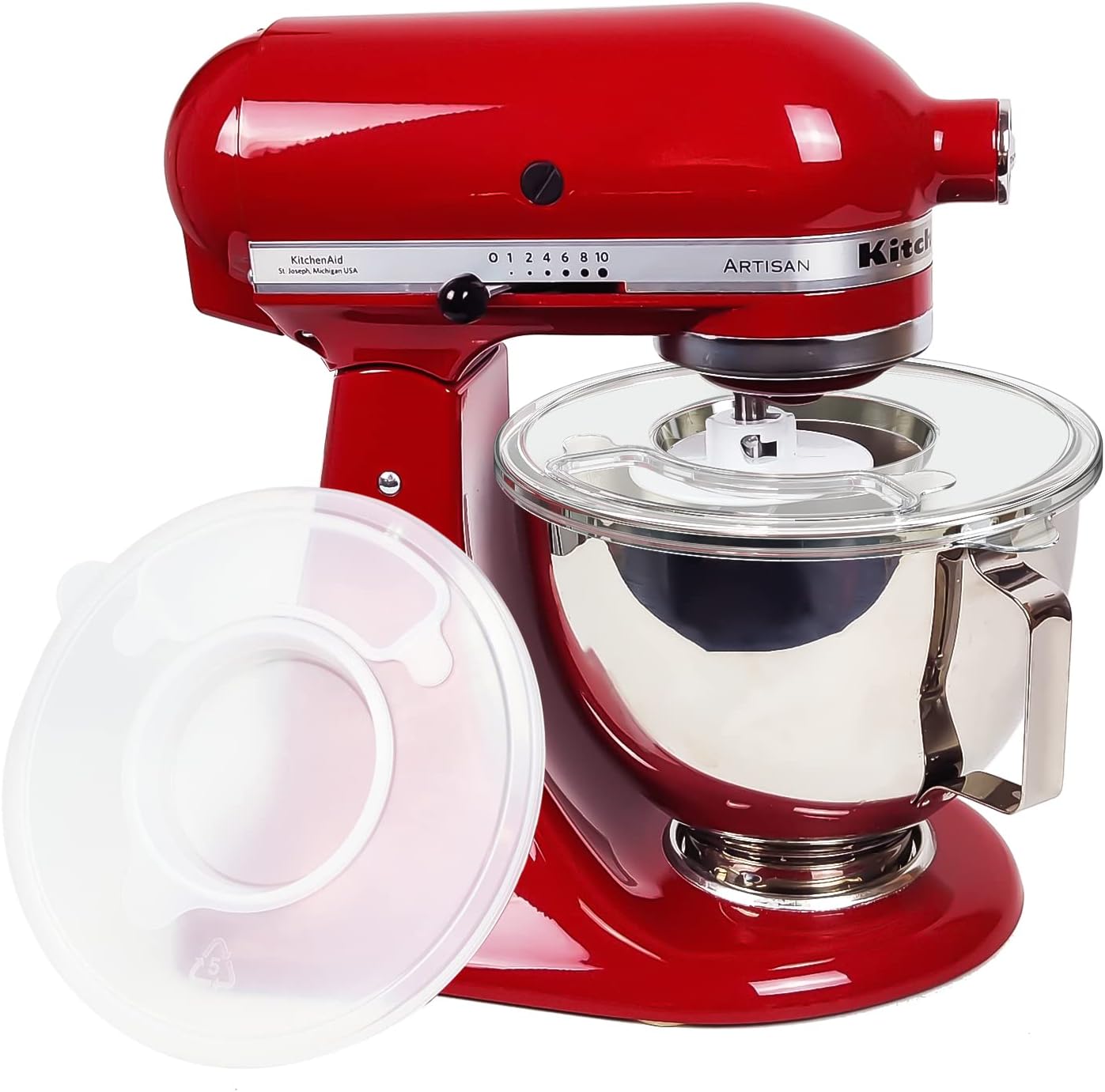 Amazon.com: KitchenAid KSMTHPS Secure Pouring Shield, Fits 4.5-5 Quart ...