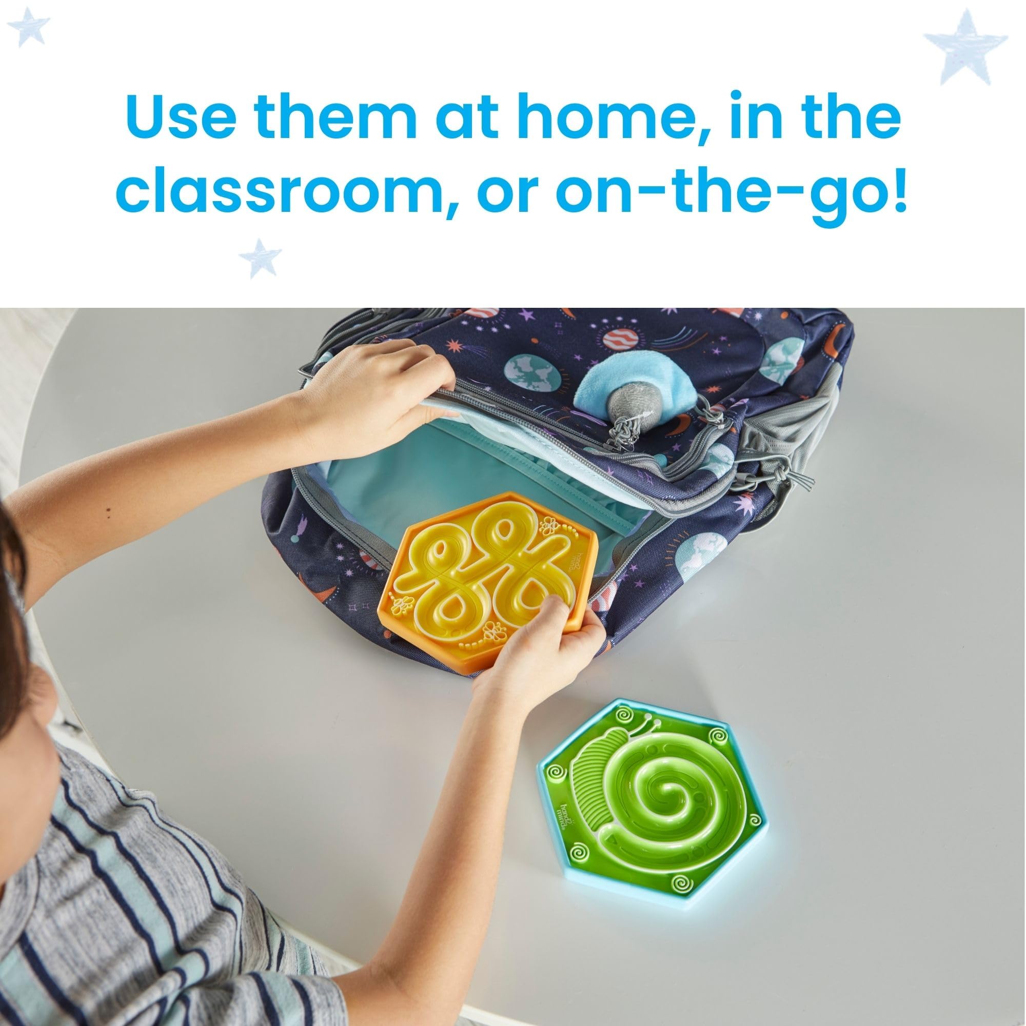 Snapklik.com : Hand2mind Mindful Maze Garden Pack, Tactile Sensory Toys ...