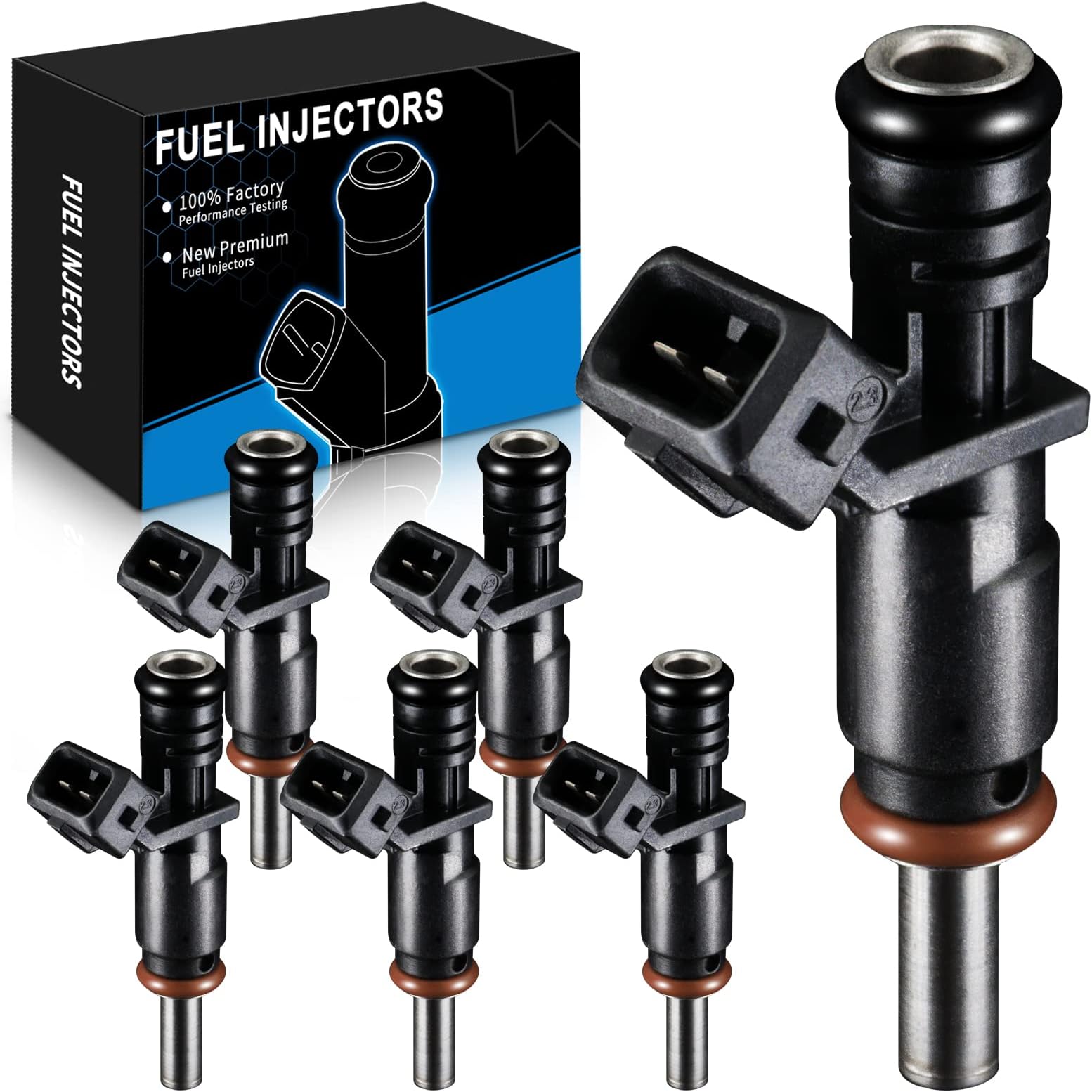 Amazon.com: GERMBAN 13537531634 6pcs Set Fuel Injectors 4 Holes Fits ...