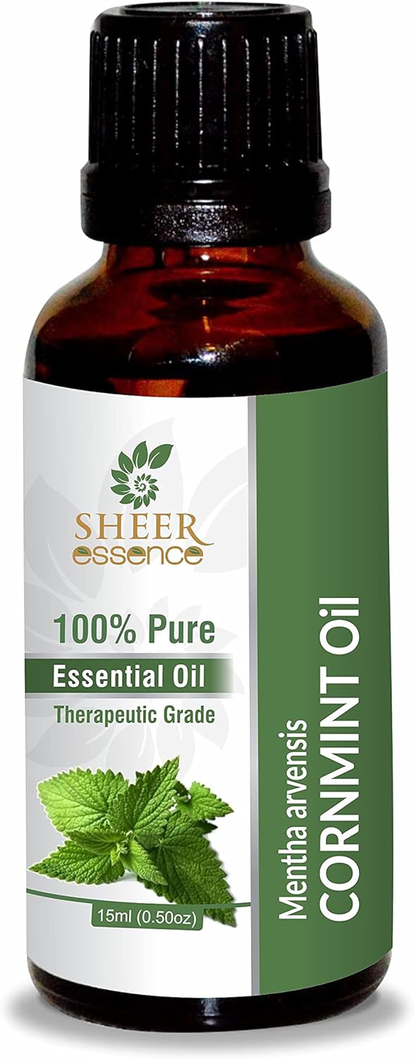 Cornmint Oil (Mentha Arvensis) Essential Oil 100% Pure Natural ...