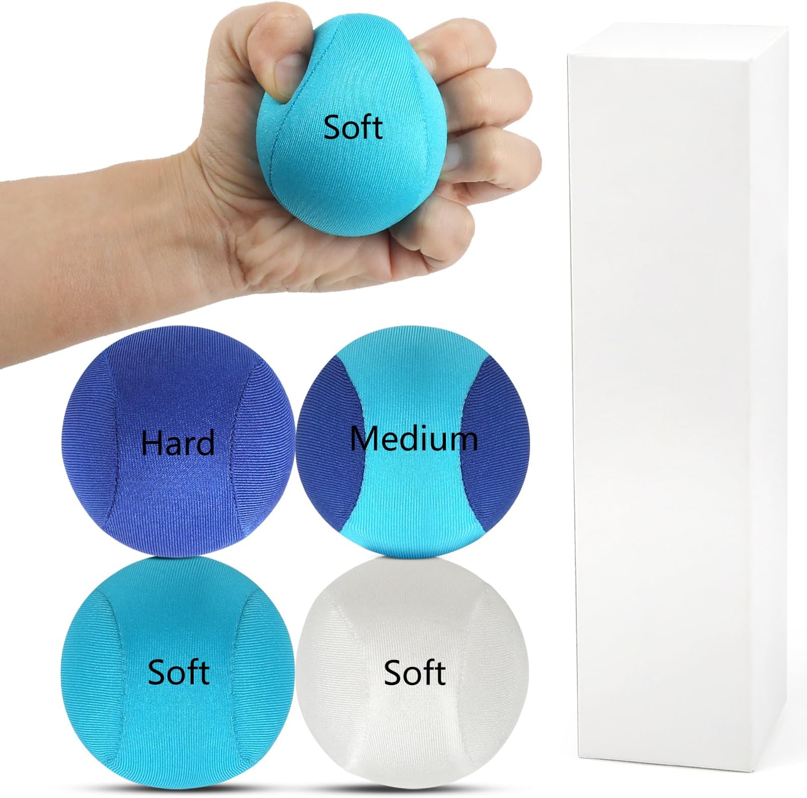 3 Pcs Hand Exercise Stress Balls Stress Relief Ball Anti Stress Balls ...