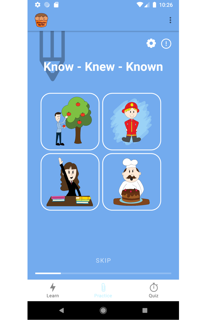 Irregular Verbs - App on Amazon Appstore