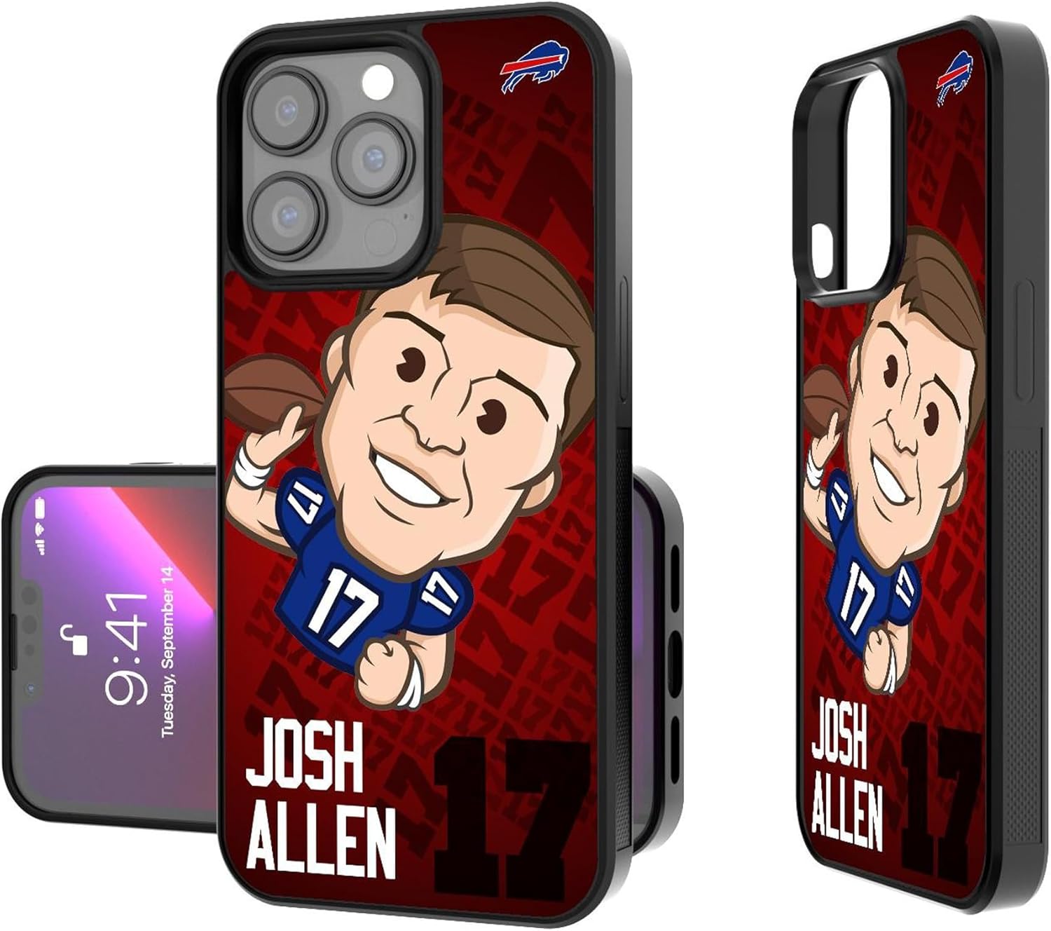 Amazon.com : Keyscaper Josh Allen Buffalo Bills Player Emoji Bump ...