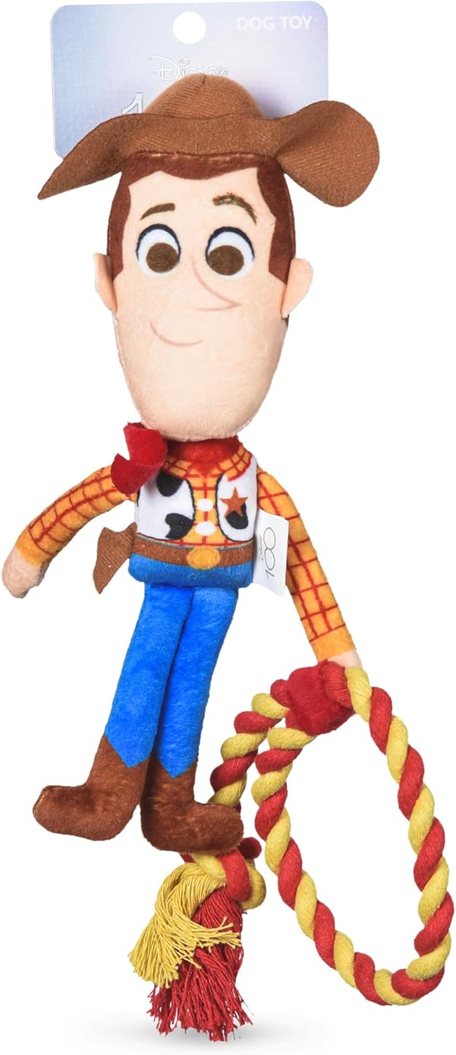 Pet Supplies : Disney for Pets Pixar’s Toy Story Woody Rope Pet Toy ...