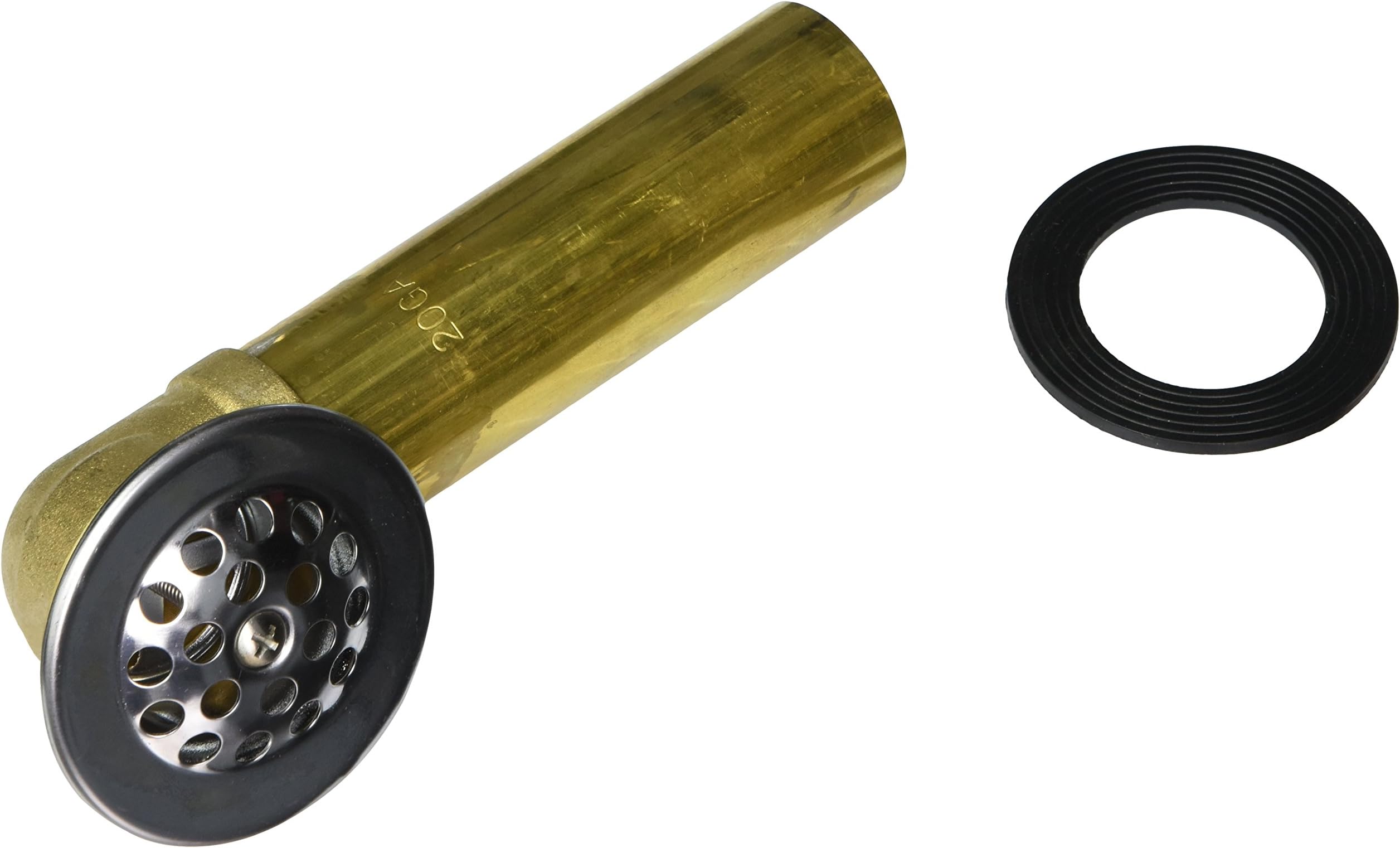 LASCO 03-5015 Bathtub Shoe With Strainer 1 1/2 Inch PVC Chrome Plated ...