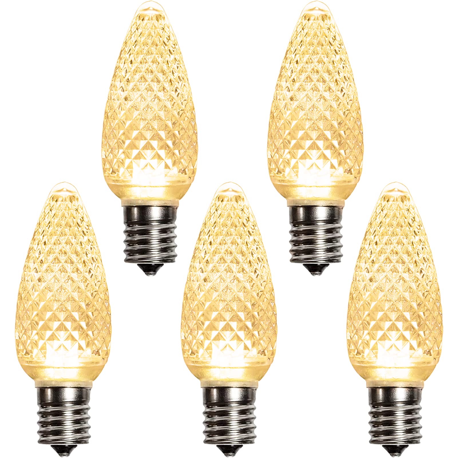 Snapklik.com : Echosari 25 Pack C9 LED Replacement Christmas Light ...