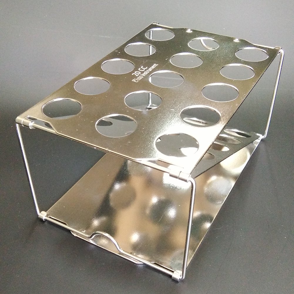 Folding 20ml Syringe Storage Rack Stainless Steel: Amazon.com ...