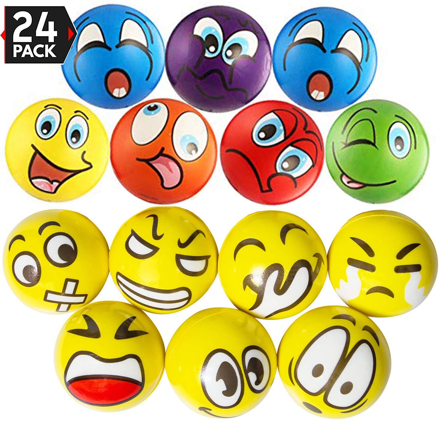 Buy Office Stress Balls, PU Soft Office Stress Reliver Party Toy Balls ...