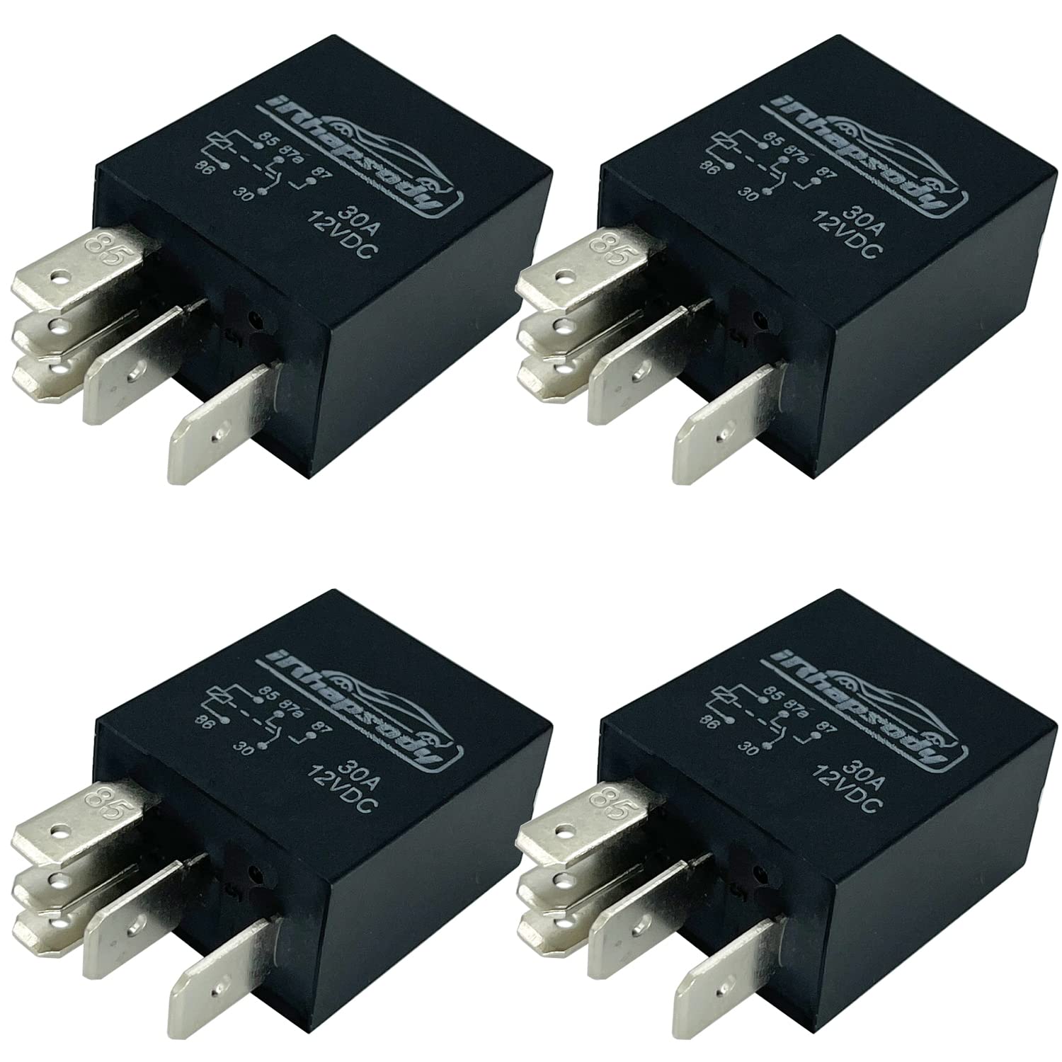 Snapklik.com : Irhapsody 12v 30A 5-pin Spdt Multi-Purpose Starter Relay