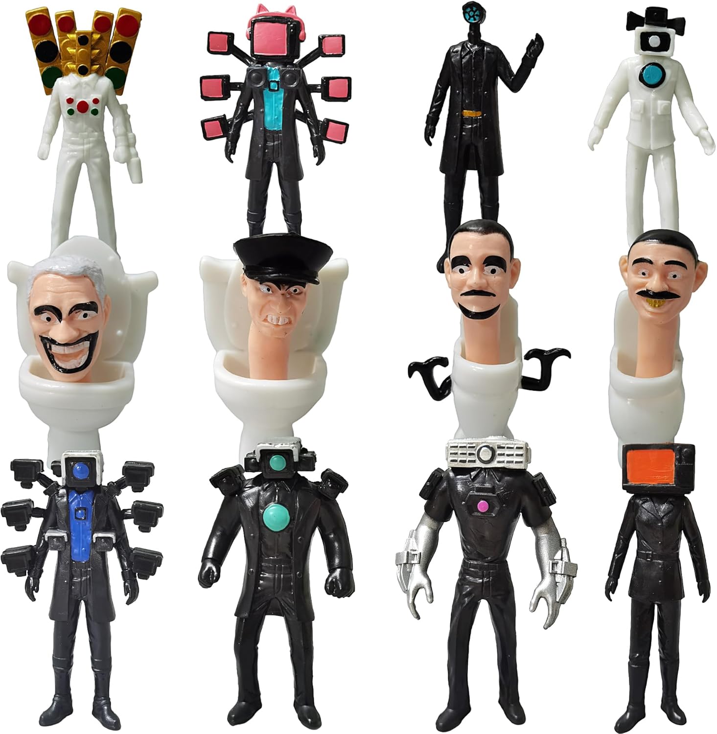 Skibidi Battle Action Figures Set, Skibidi Toilet Chile | Ubuy