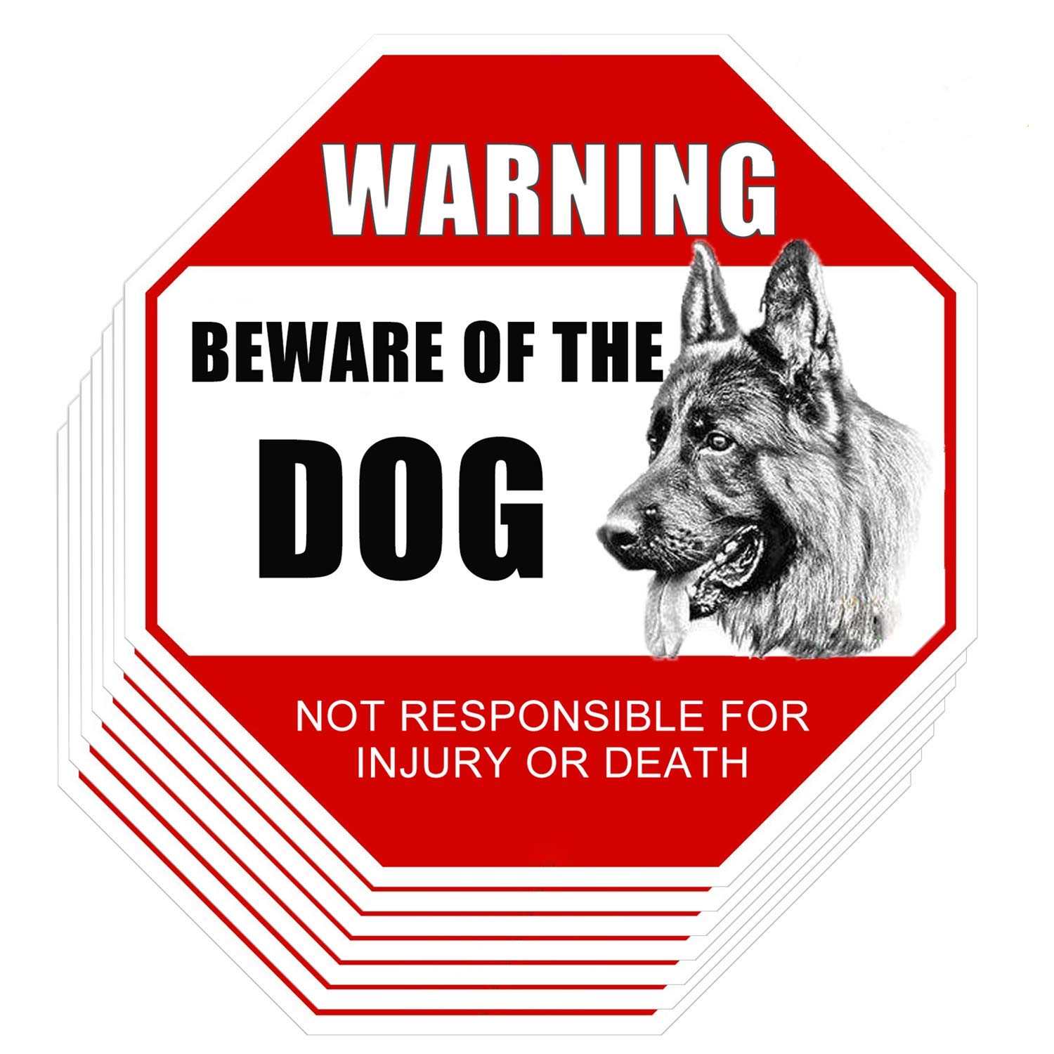 Buy Beware Of Dog Sign YTFGGY 10 Pack Dog Warning Signs Not buy-beware-of-dog-sign-ytfggy-10-pack-dog-warning-signs-not