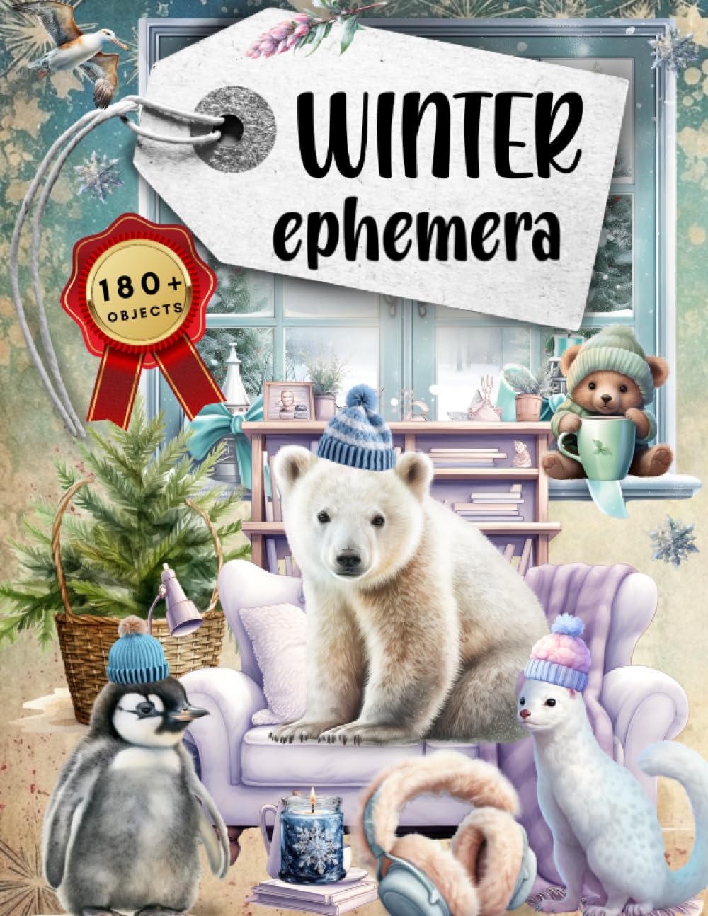 Winter Ephemera Book: High Quality Images Of Penguin and Polar Bear For ...