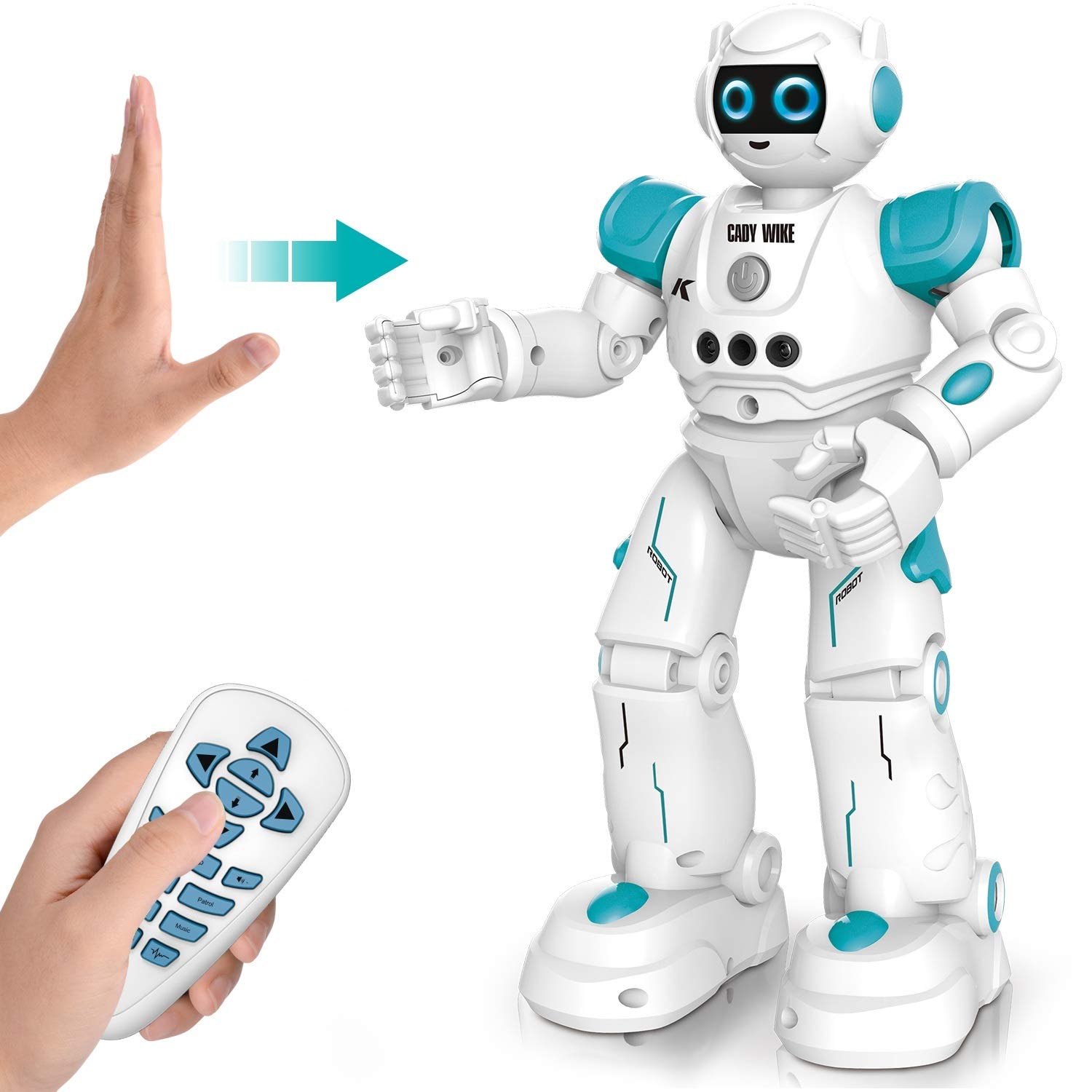 Kmike Rc Robot For Kids Intelligent Programmable Remote Infrared ...