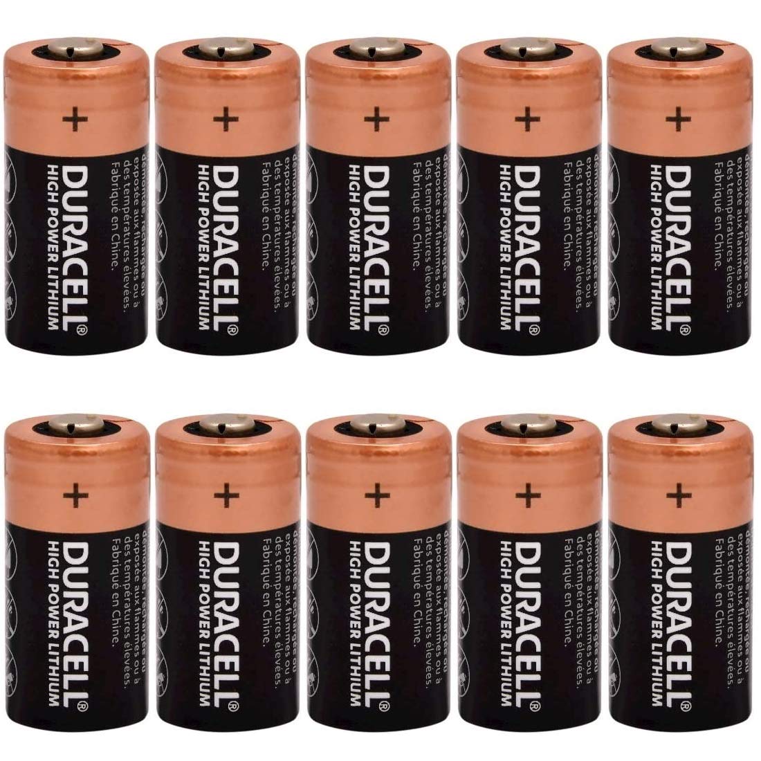 DL123A DURACELL Ultra Lithium Photo 10 Batteries : Amazon.in: Electronics